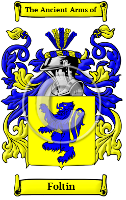 Foltin Name Meaning, Family History, Family Crest & Coats of Arms