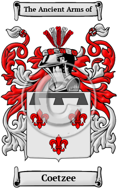 Coetzee Name Meaning, Family History, Family Crest & Coats of Arms