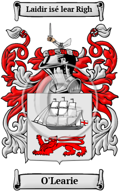 O'Learie Name Meaning, Family History, Family Crest & Coats of Arms